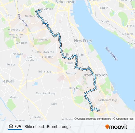 704 Route: Schedules, Stops & Maps - Eastham Rake (Updated)
