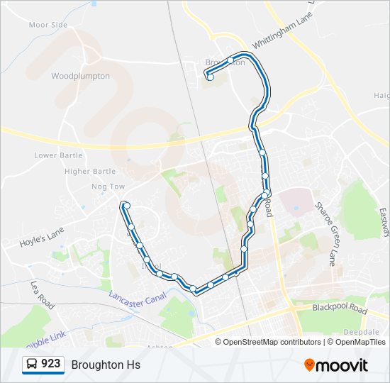 923 Route: Schedules, Stops & Maps - Broughton Hs (Updated)
