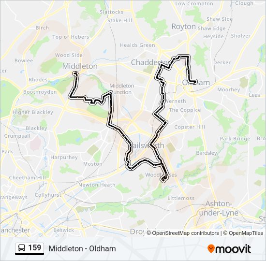 159 Route: Schedules, Stops & Maps - Middleton (Updated)