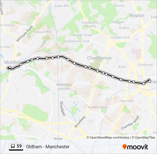 59 Route: Schedules, Stops & Maps - Middleton (Updated)