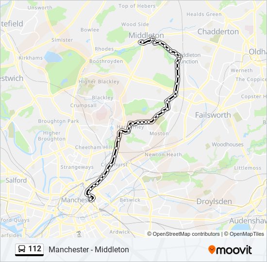 112 Route: Schedules, Stops & Maps - Middleton (Updated)