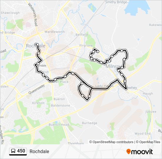 450 Route: Schedules, Stops & Maps - Willows Lane (Updated)