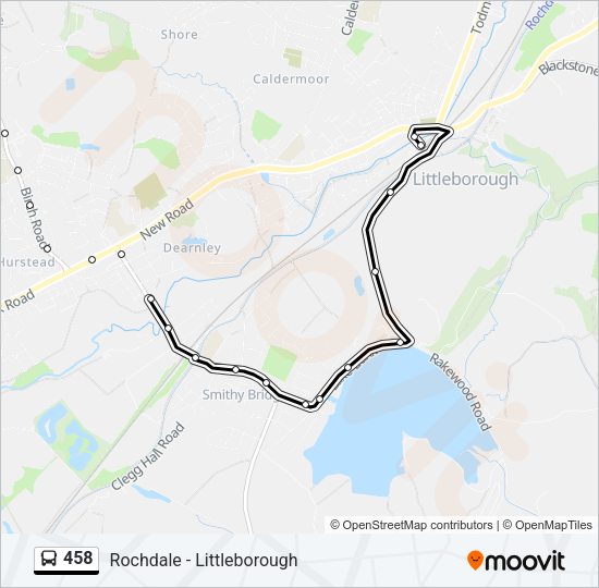458 Route: Schedules, Stops & Maps - Littleborough (Updated)