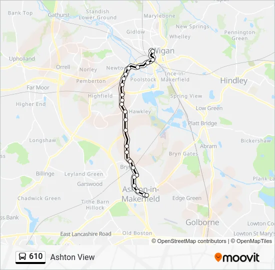 610 Route: Schedules, Stops & Maps - Ashton View (Updated)