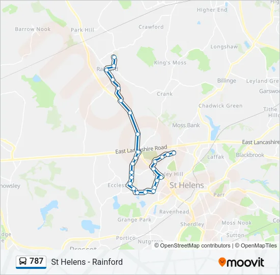787 Route: Schedules, Stops & Maps - Rainford Hs (Updated)
