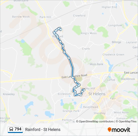 794 Route: Schedules, Stops & Maps - Rainford High School Internal ...