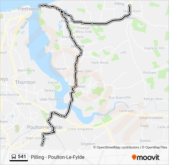 541 Route: Schedules, Stops & Maps - Taylors Lane (Updated)
