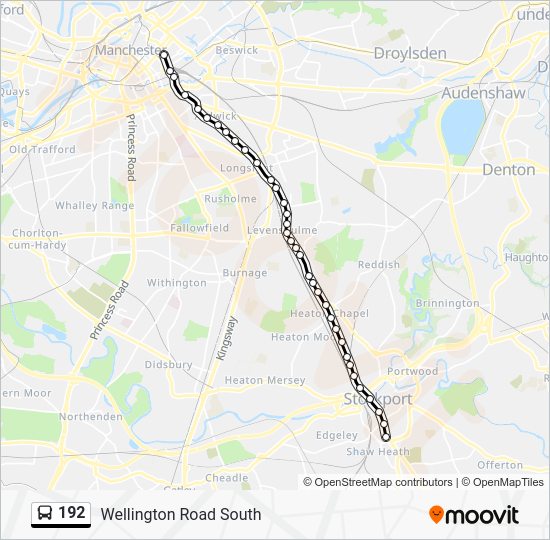 192 Route: Schedules, Stops & Maps - Wellington Road South (Updated)