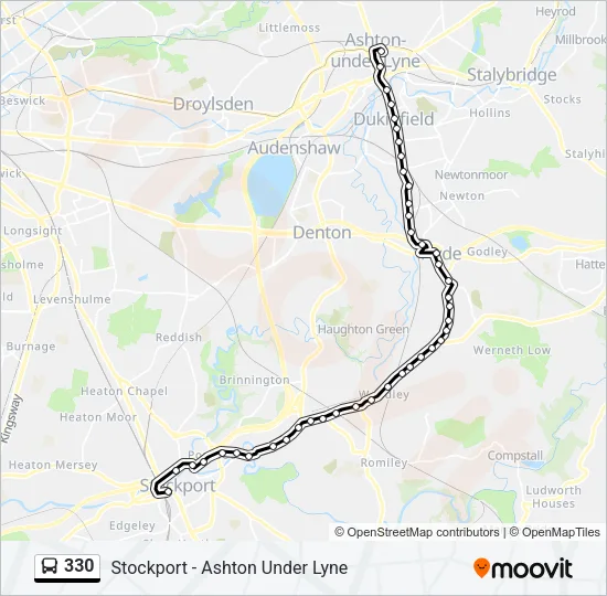 330 Route: Schedules, Stops & Maps - Stockport (Updated)