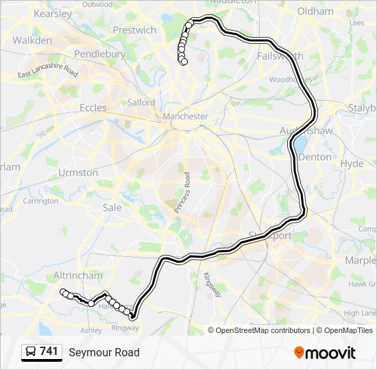 741 Route: Schedules, Stops & Maps - Seymour Road (Updated)