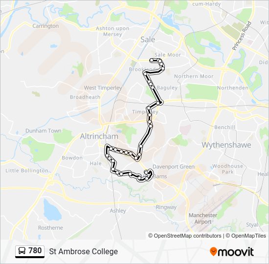 780 Route: Schedules, Stops & Maps - St Ambrose College (Updated)