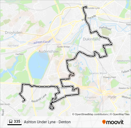 335 Route: Schedules, Stops & Maps - Windermere Avenue (Updated)