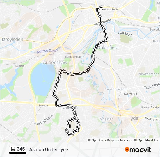 345 Route: Schedules, Stops & Maps - Crown Point (Updated)