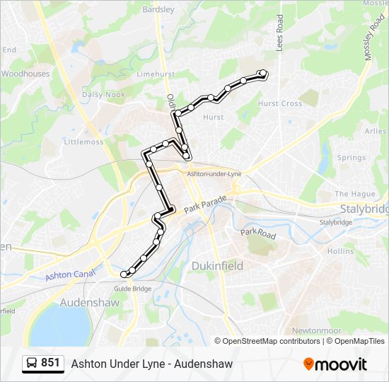 851 Route: Schedules, Stops & Maps - Great Academy Ashton (Updated)