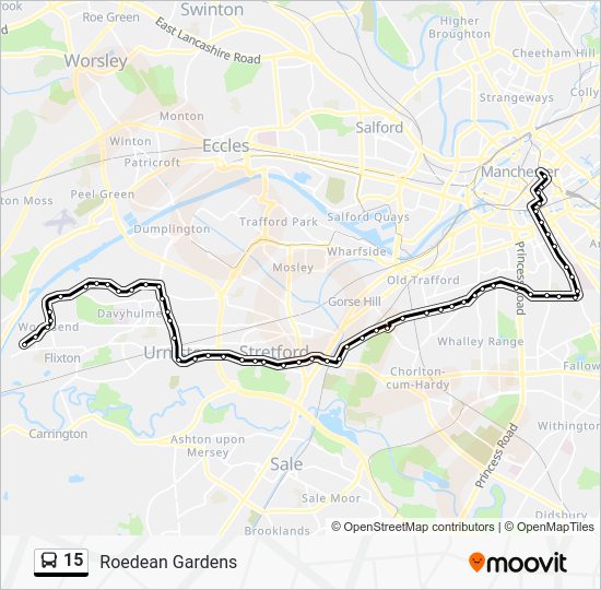15 Route: Schedules, Stops & Maps - Roedean Gardens (Updated)
