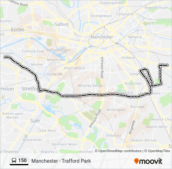 150 Route: Schedules, Stops & Maps - Gorton Shopping Centre (Updated)