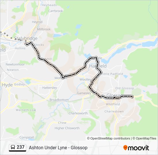 237 Route: Schedules, Stops & Maps - Hurstbrook Close (Updated)