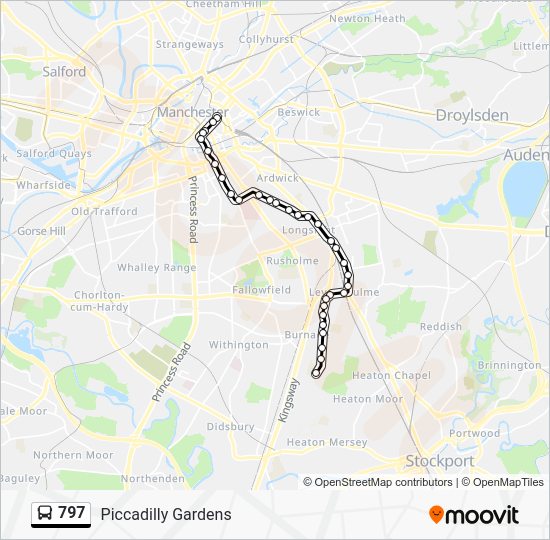 797 Route: Schedules, Stops & Maps - Piccadilly Gardens (Updated)