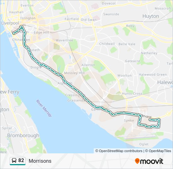 82 Route: Schedules, Stops & Maps - Morrisons (Updated)