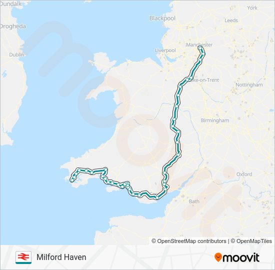 transport for wales Route: Schedules, Stops & Maps - Milford Haven ...
