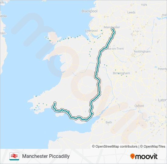 transport for wales Route: Schedules, Stops & Maps - Manchester ...