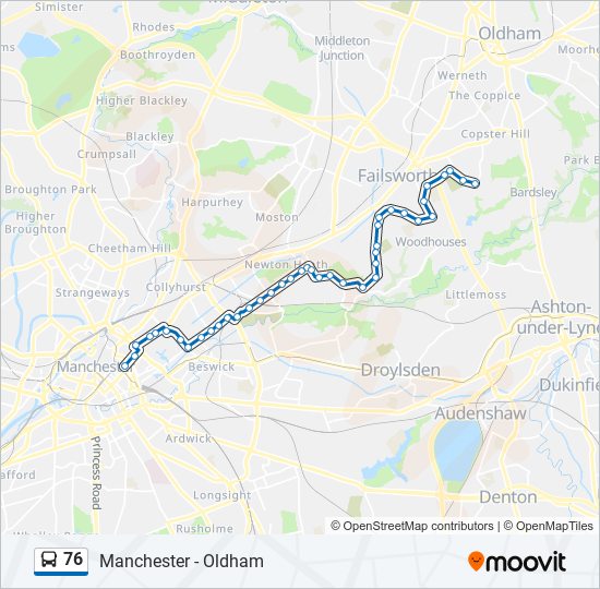 76 Route: Schedules, Stops & Maps - Limeside (Updated)