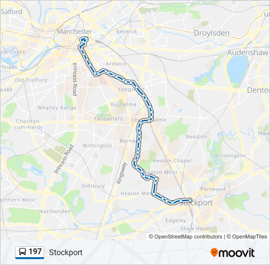 197 Route: Schedules, Stops & Maps - Stockport (Updated)
