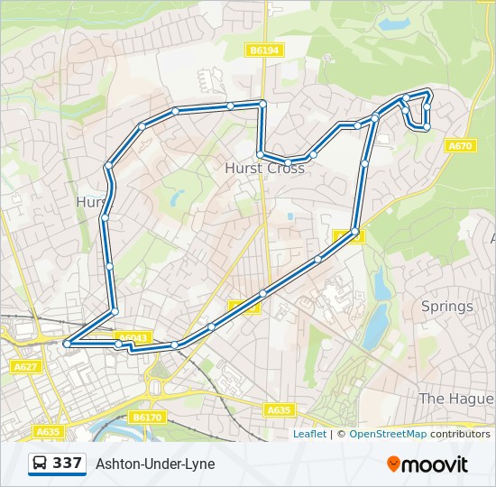337 Route: Schedules, Stops & Maps - Ashton-Under-Lyne