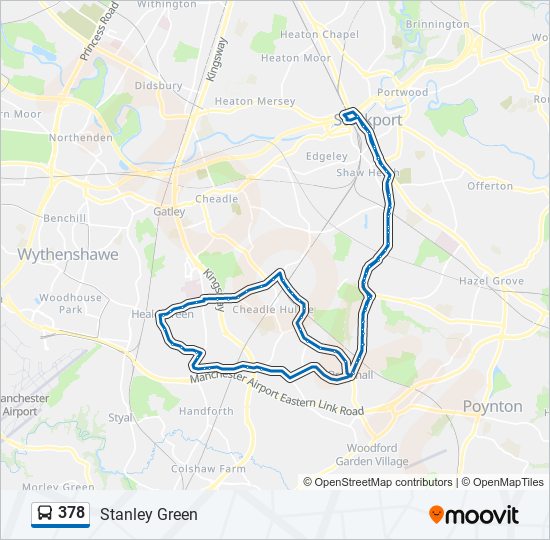 378 Route: Schedules, Stops & Maps - Stanley Green (Updated)