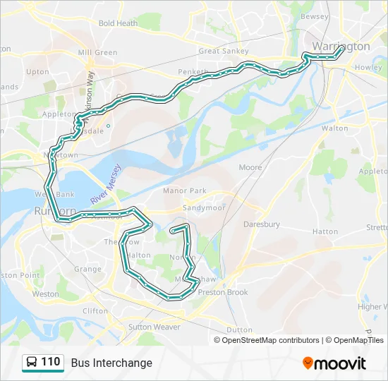 110 Route: Schedules, Stops & Maps - Bus Interchange (Updated)