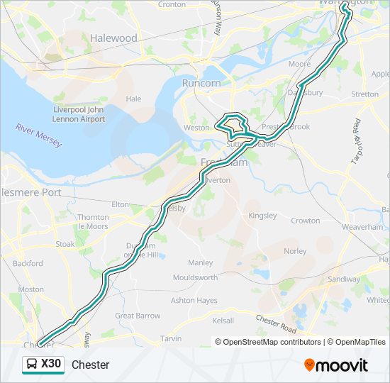 x30 Route: Schedules, Stops & Maps - Chester (Updated)