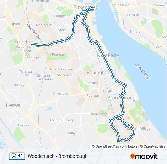41 Route Schedules Stops Maps Woodchurch Updated 
