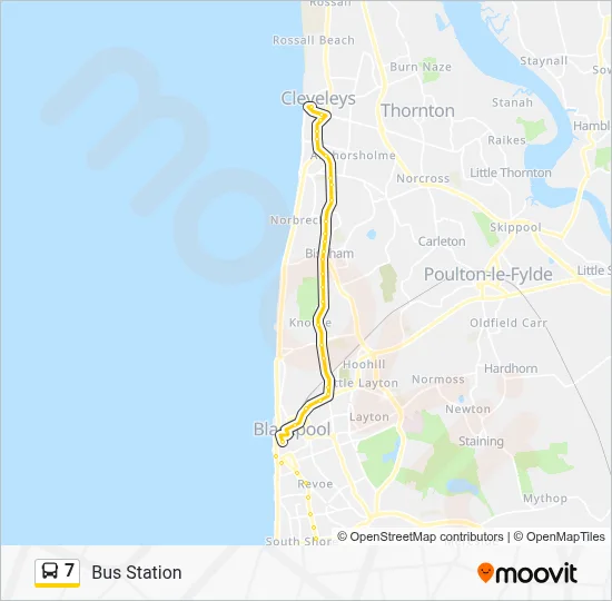 7 Route: Schedules, Stops & Maps - Bus Station (Updated)