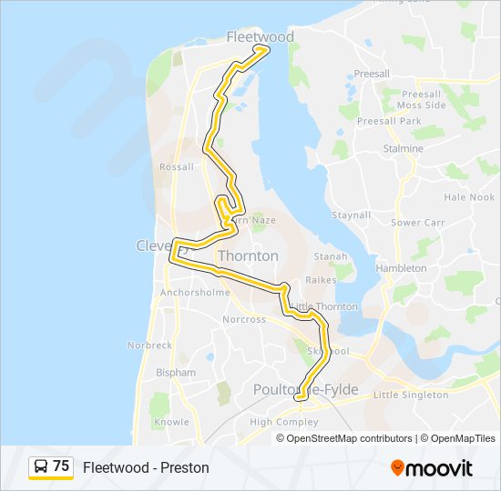 75 Route: Schedules, Stops & Maps - Fleetwood (Updated)