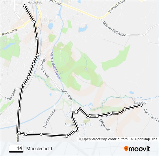 14 Route: Schedules, Stops & Maps - Langley (Updated)