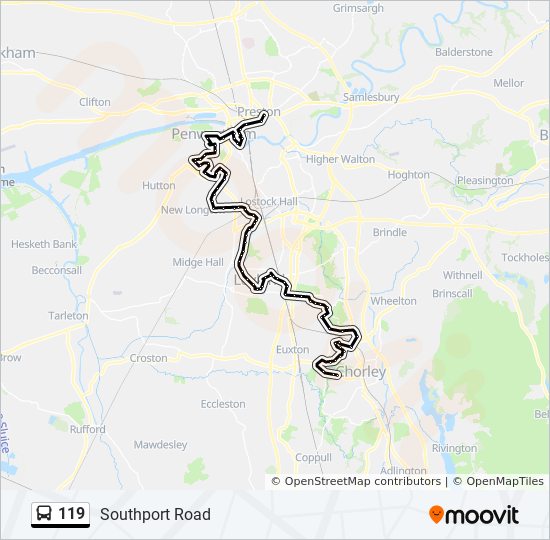 119 Route: Schedules, Stops & Maps - Southport Road (Updated)