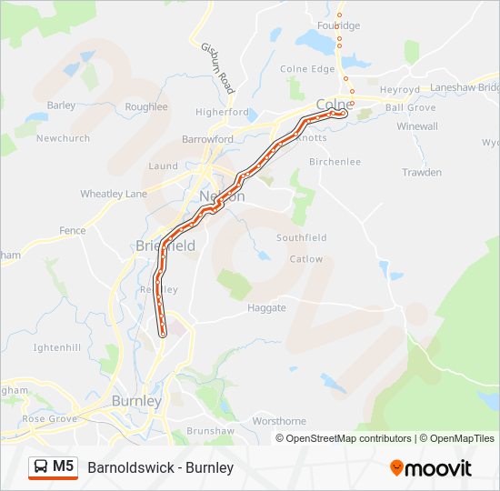 M5 Route: Schedules, Stops & Maps - Queensgate Depot (Updated)