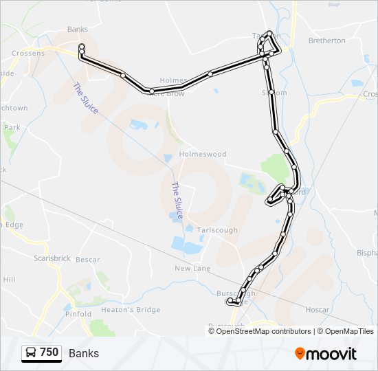 750 Route: Schedules, Stops & Maps - Banks (Updated)