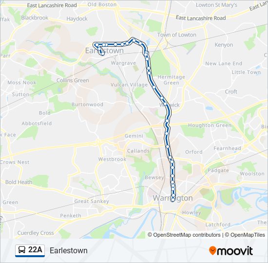22a Route Schedules Stops Maps Earlestown Updated 22a-route-schedules-stops-maps-earlestown-updated