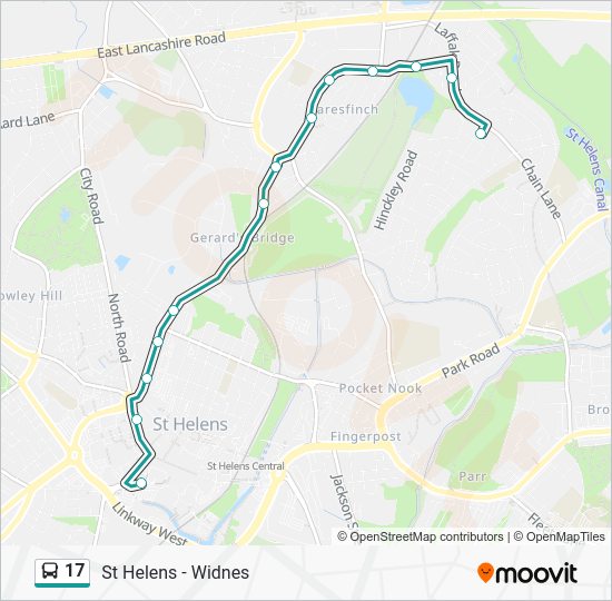 17 Route: Schedules, Stops & Maps - Chalon Way West (Updated)
