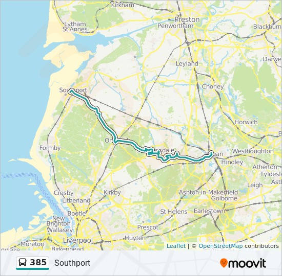 385 Route: Schedules, Stops & Maps - Southport