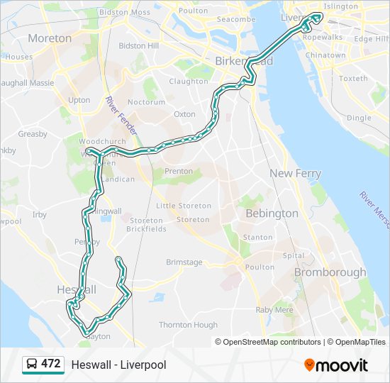 472 Route: Schedules, Stops & Maps - Castle Street (Updated)