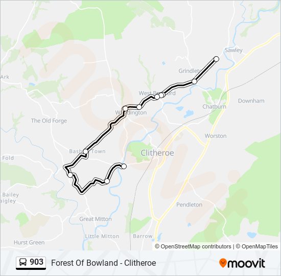903 Route: Schedules, Stops & Maps - Sawley (Updated)