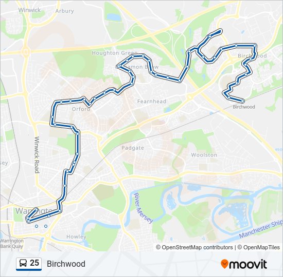 25 Route: Schedules, Stops & Maps - Birchwood (Updated)