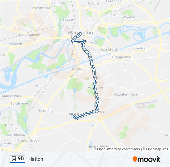9b Route: Schedules, Stops & Maps - Hatton (Updated)