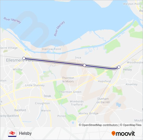 northern Route: Schedules, Stops & Maps - Helsby (Updated)