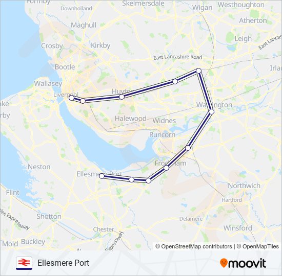 northern Route: Schedules, Stops & Maps - Ellesmere Port (Updated)