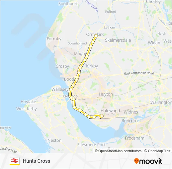 MERSEYRAIL Route: Schedules, Stops & Maps - Hunts Cross (Updated)