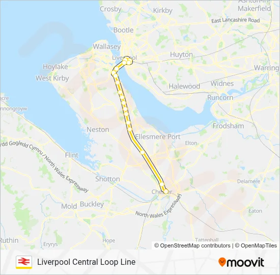 MERSEYRAIL Route: Schedules, Stops & Maps - Liverpool Central Loop Line ...