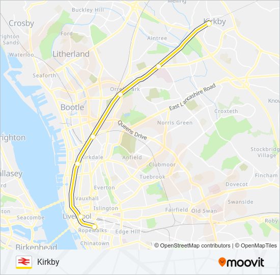 merseyrail Route: Schedules, Stops & Maps - Kirkby (Updated)